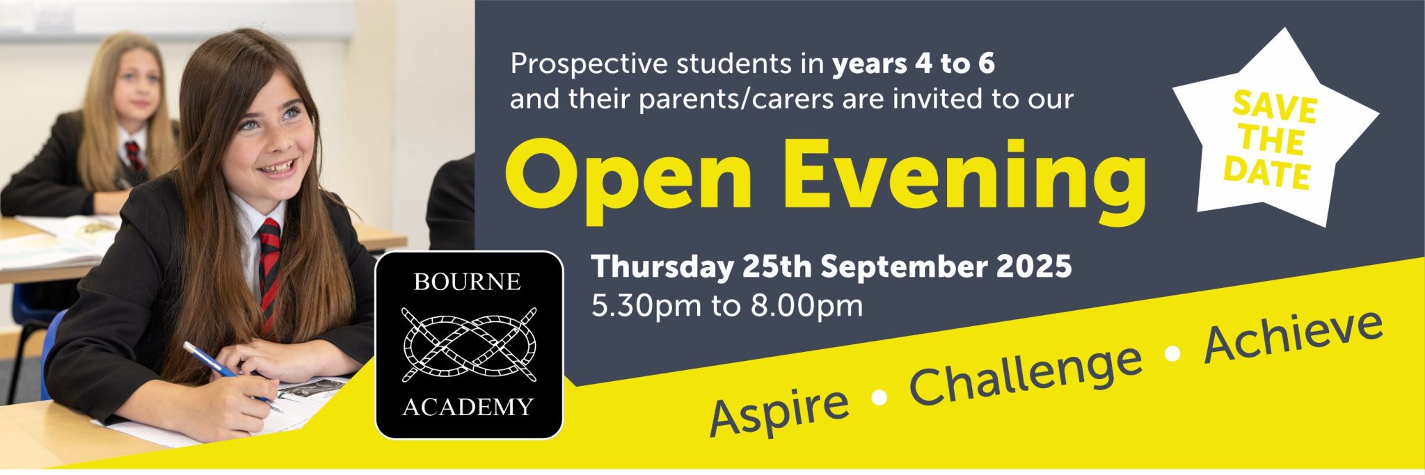 Open Evening dates for prospective students in years 4 to 6 – Bourne ...