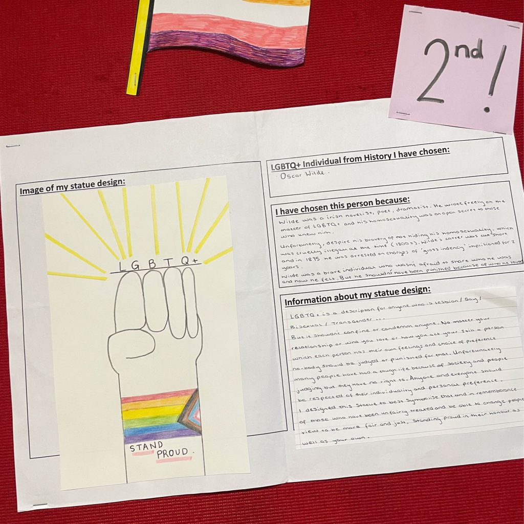 Design a Statue winning entries for LGBTQ+ History Month on display ...