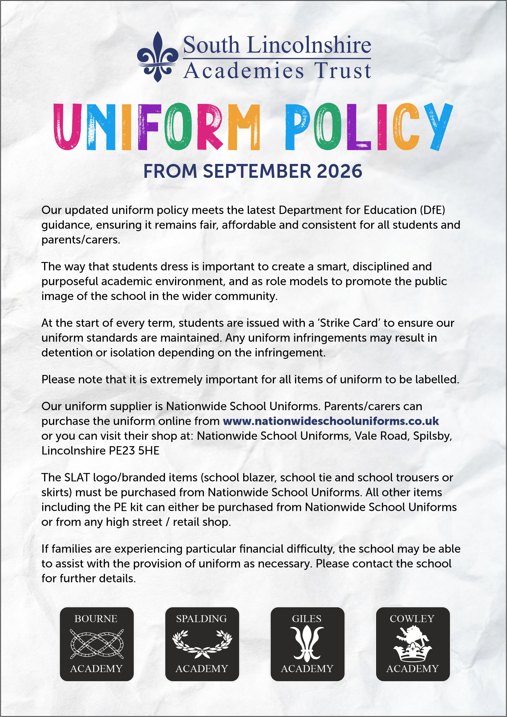 Transition 2026 – Bourne Academy