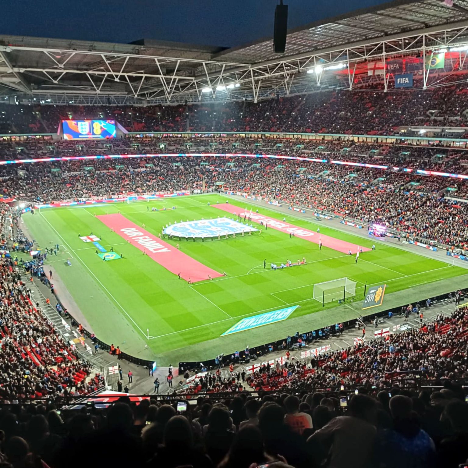 England vs Brazil at Wembley was an amazing atmosphere – Bourne Academy