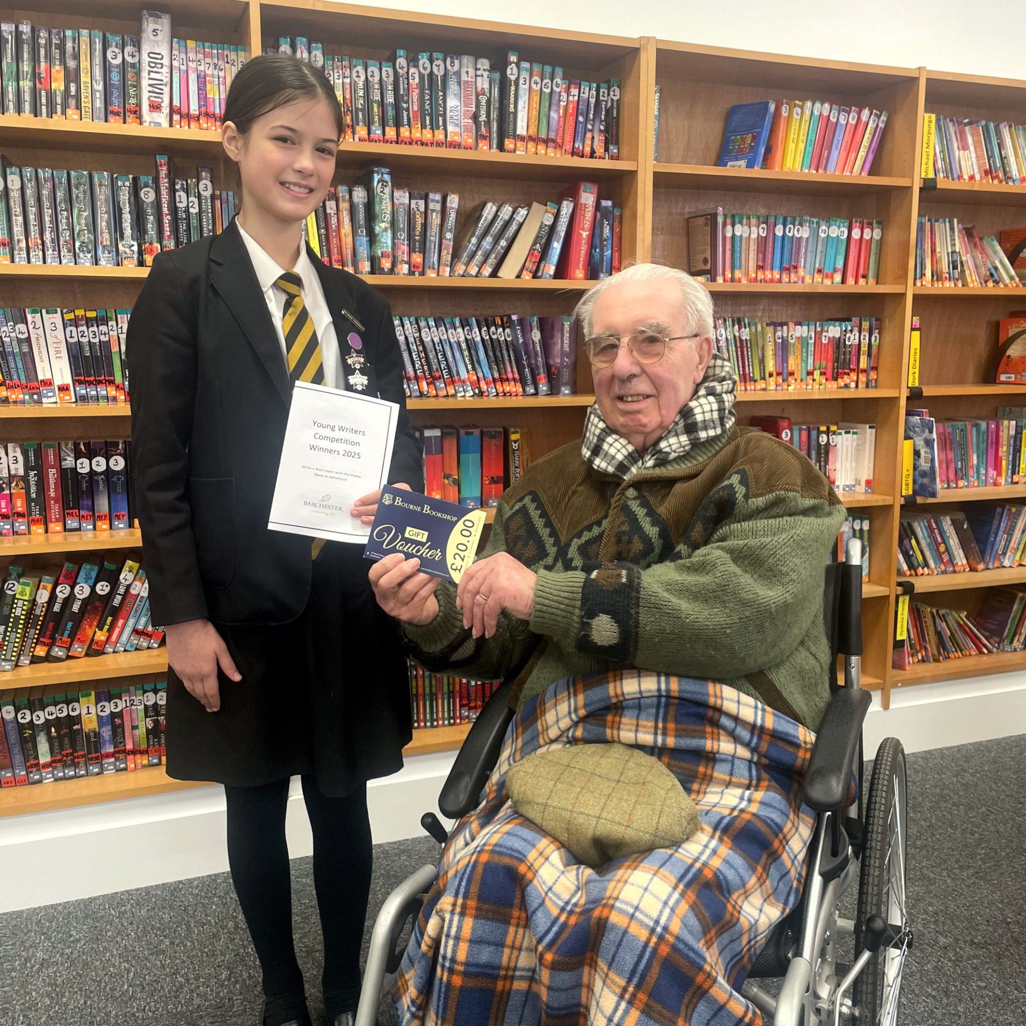 First place for Alexa in Young Writers Competition – Bourne Academy